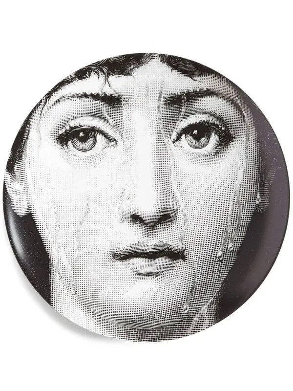 FORNASETTI Variazioni N.243 Wall Plate - Black