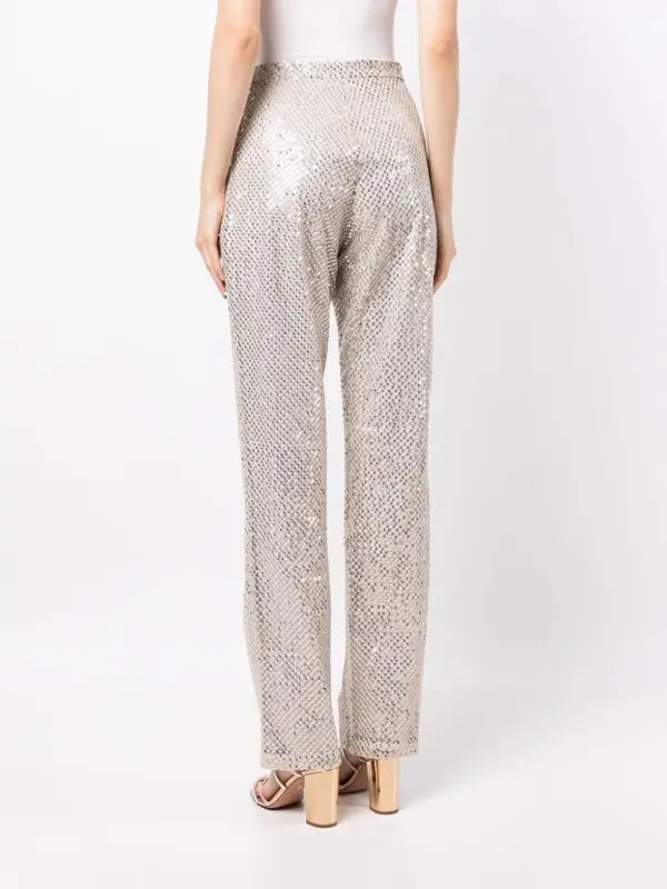 SAIID KOBEISY Sequin-embellished Trousers