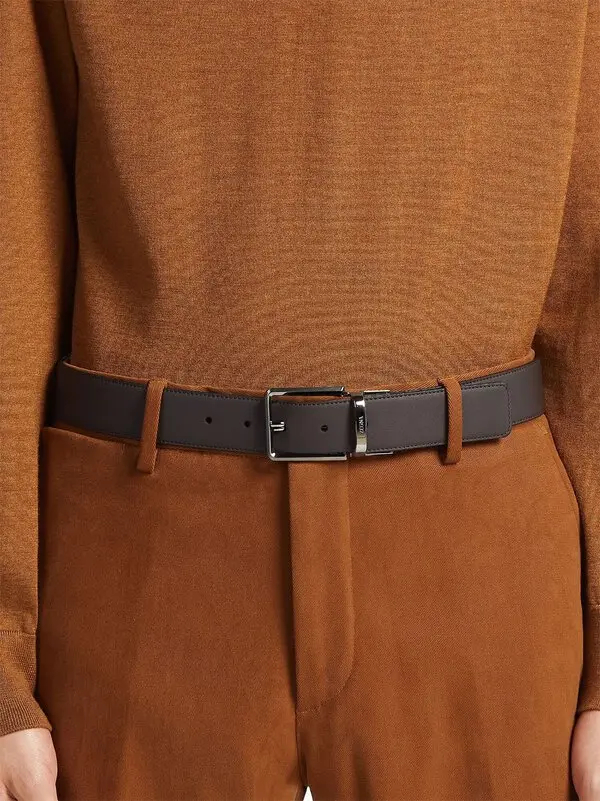 Zegna Reversible Leather Belt