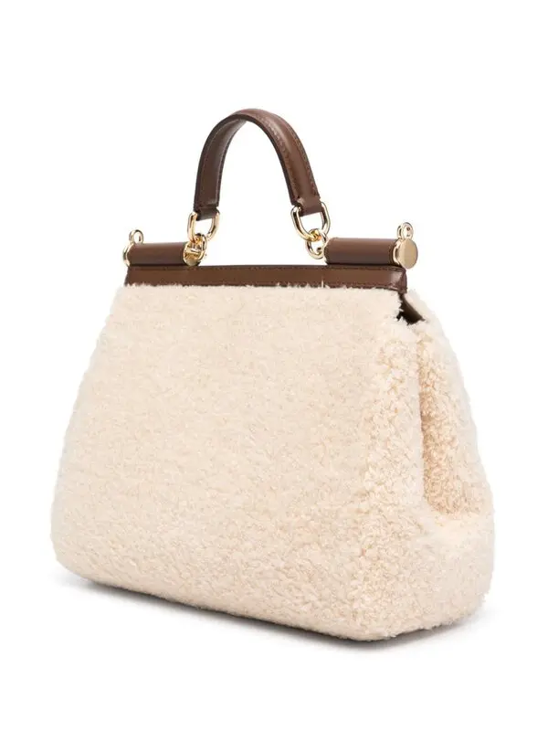 Dolce & Gabbana Large Sicily Tote Bag - Neutrals