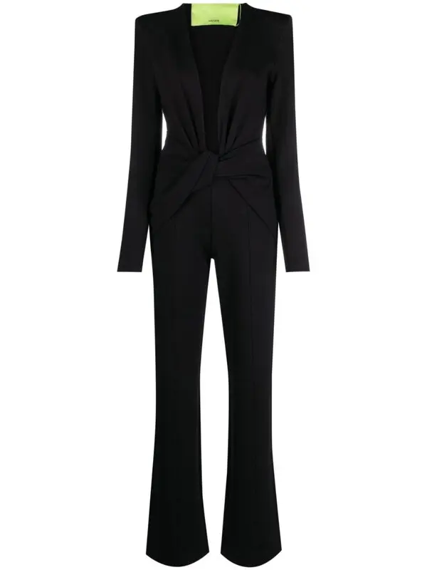 Gauge81 Ruched Jumpsuit - Black