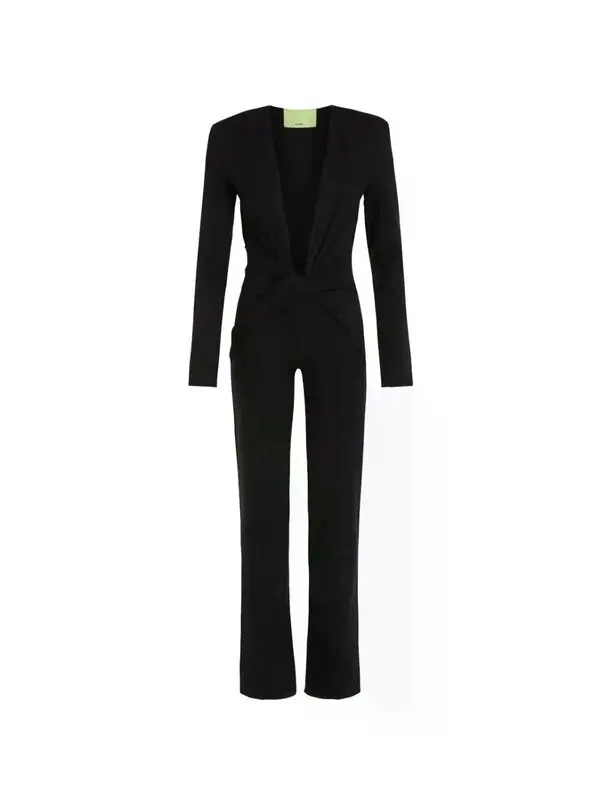 Gauge81 Ruched Jumpsuit - Black