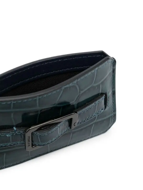 Zadig&Voltaire Le Cecilia Crocodile-effect Cardholder
