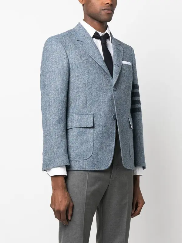 Thom Browne Stripe-detail Single-breasted Blazer