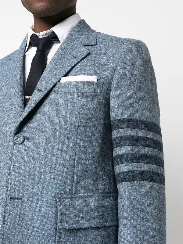 Thom Browne Stripe-detail Single-breasted Blazer