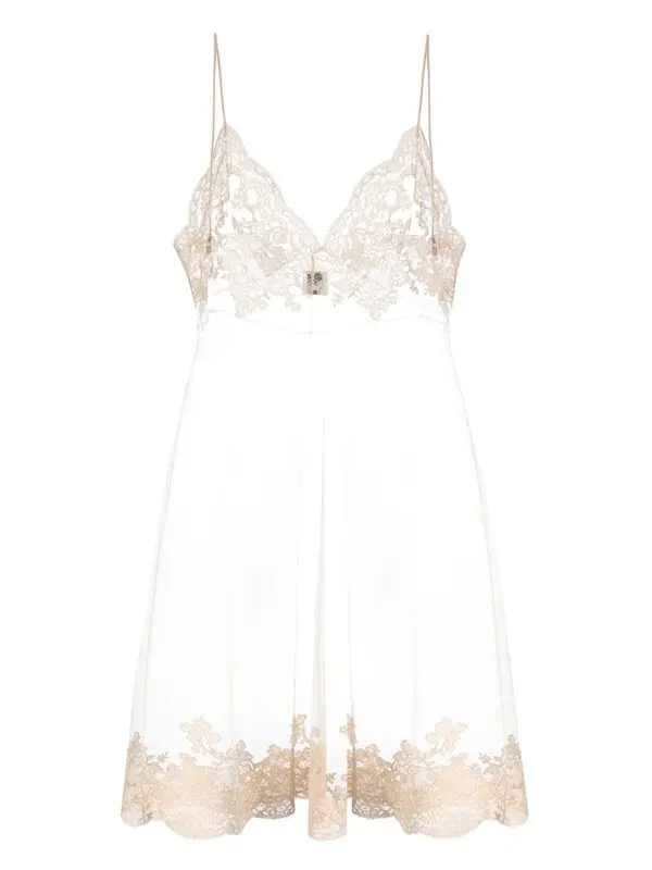 Carine Gilson Calais-caudry Lace Slip Dress