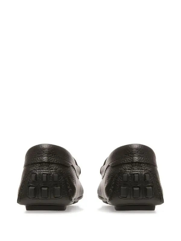 Bally Karlos Pebbled Leather Loafers