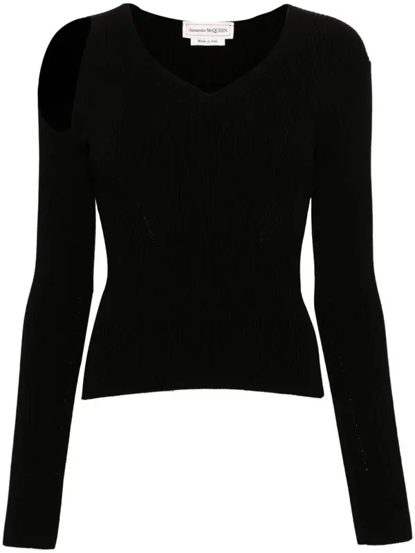 Alexander McQueen Cut-out Detail Sweater