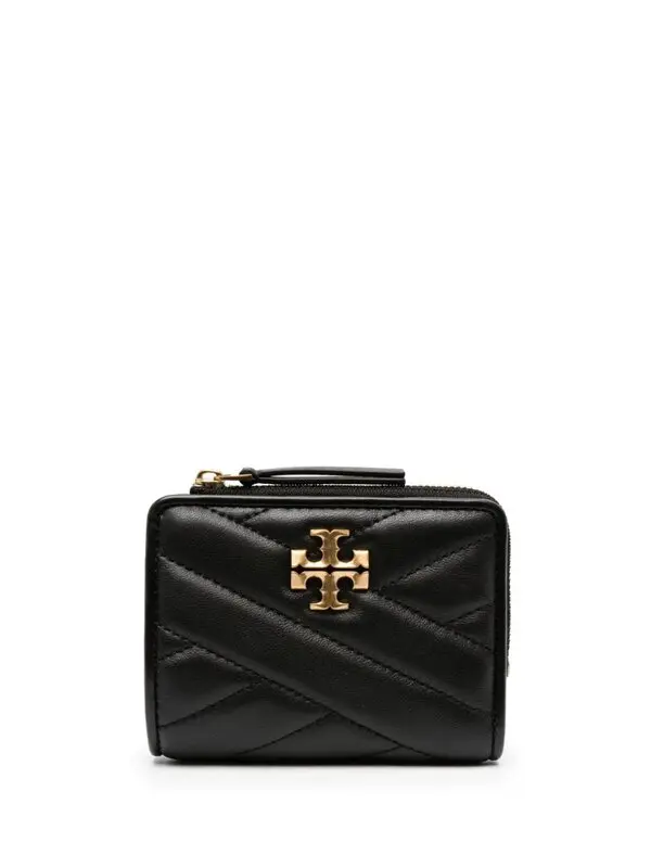 Tory Burch Kira Chevron Bi-fold Wallet - Black
