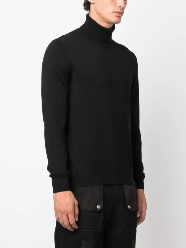 FAY Roll-neck Virgin Wool Jumper