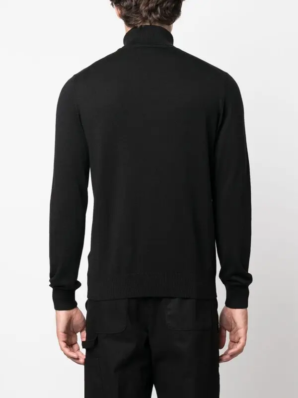 FAY Roll-neck Virgin Wool Jumper