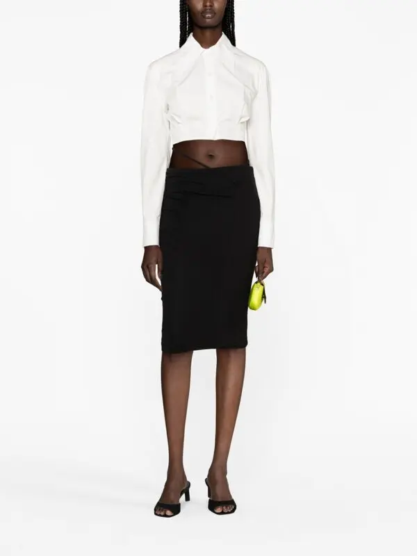Gauge81 Dayton Ruched Pencil Skirt