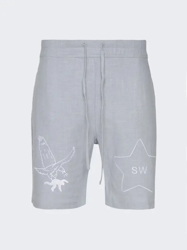 SAINTWOODS Linen Gym Shorts