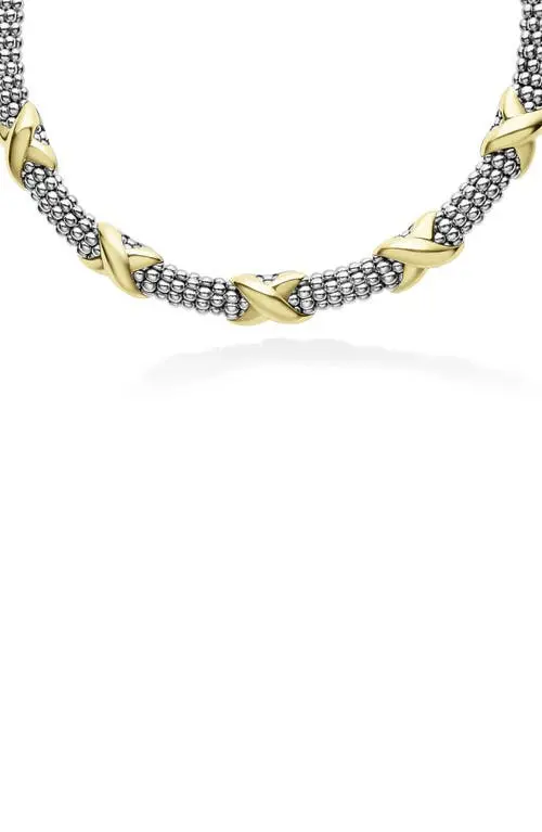 Lagos Embrace Caviar Beaded Collar Necklace