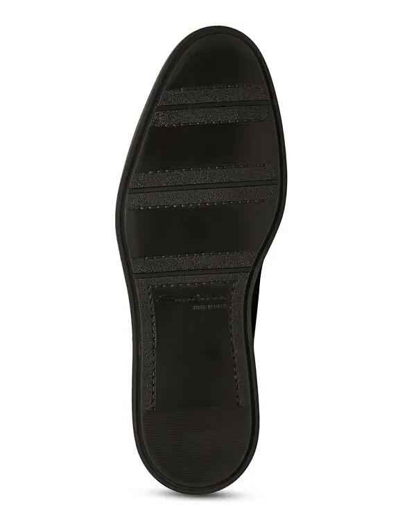 Santoni Detroit Laceless Slip-on Chukka Boots - Grey