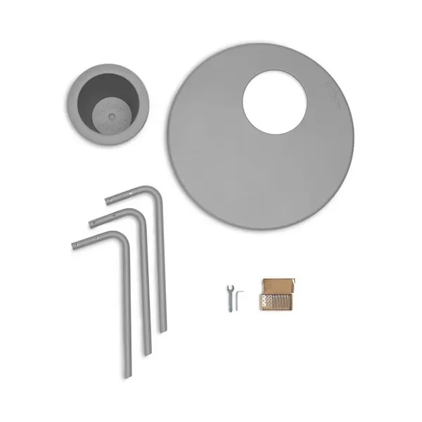 FATBOY Bakkes Table Planter - Light Gray