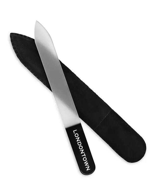 LONDONTOWN Black Glass Nail File - No Color