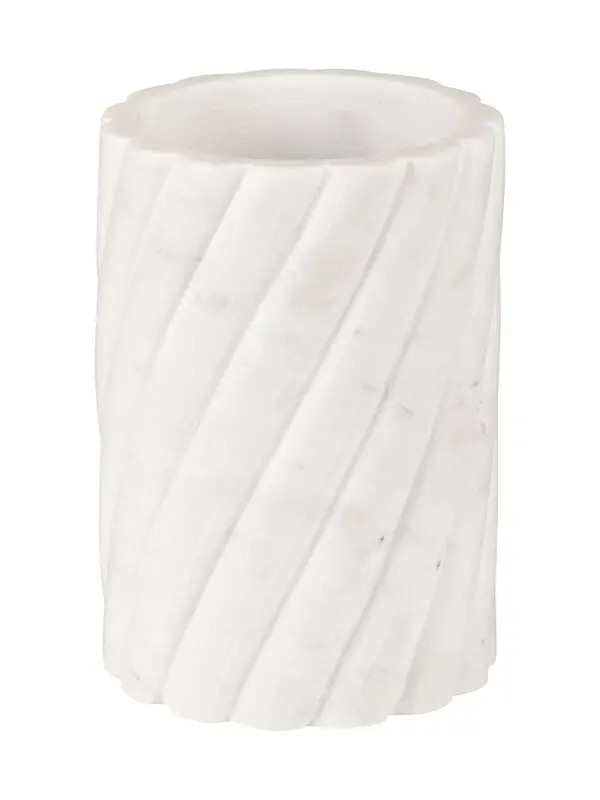 GAURI KOHLI Taraz Marble Wine Cooler - White