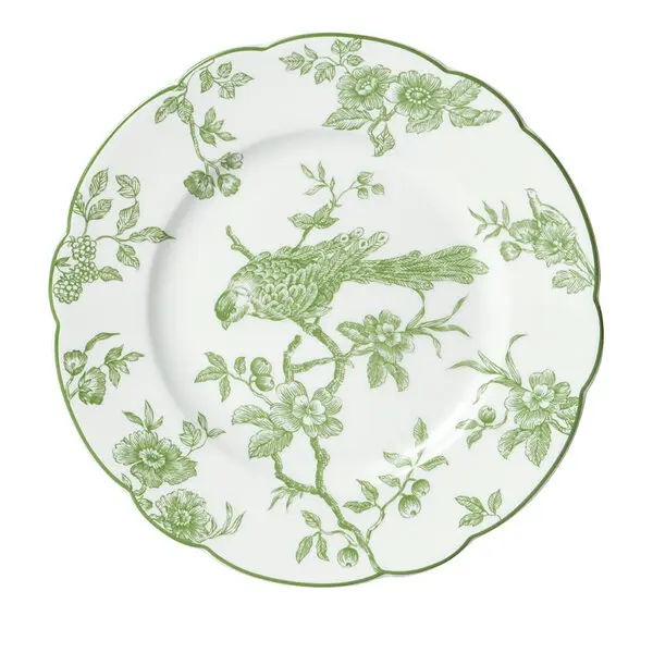 Bernardaud Albertine Salad Plate - Green/white