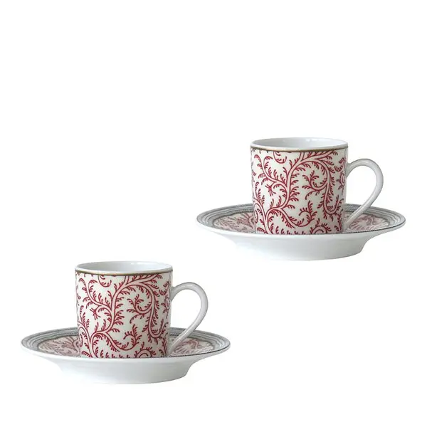 Bernardaud Braquenie Espresso Cup & Saucer, Set Of 2 - Multi