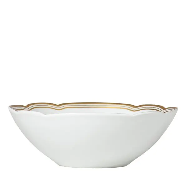 Bernardaud Pompadour Cereal Bowl - White/gold