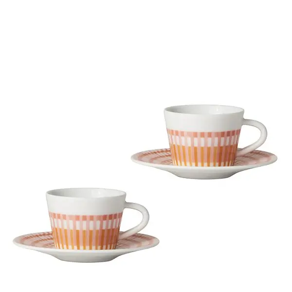 Bernardaud Terra Rosa Espresso Cup & Saucer, Set Of 2 - Multi