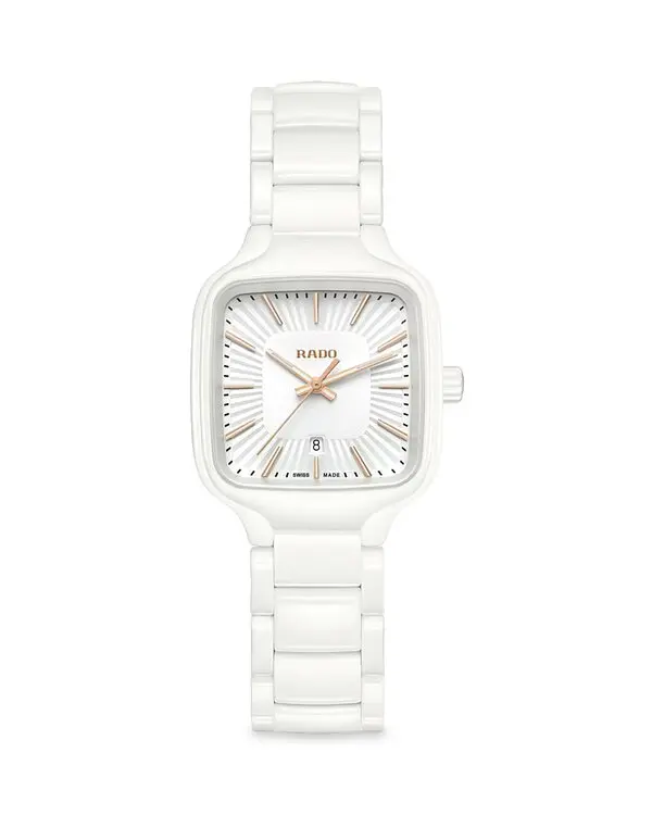 RADO True Square Watch 29mm X 29mm - White