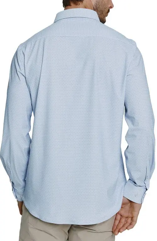 7 Diamonds Elias Check Performance Button-up Shirt