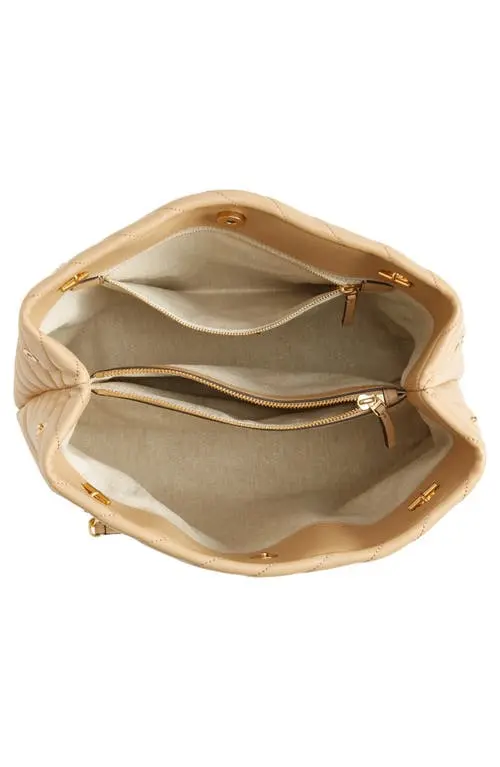 Tory Burch Kira Chevron Tote - Desert Dune