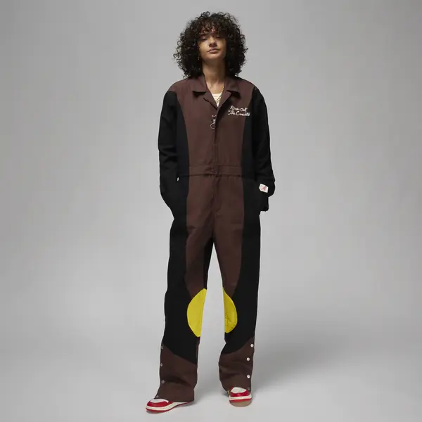 JORDAN X Teyana Taylor Jumpsuit - Brown | Editorialist