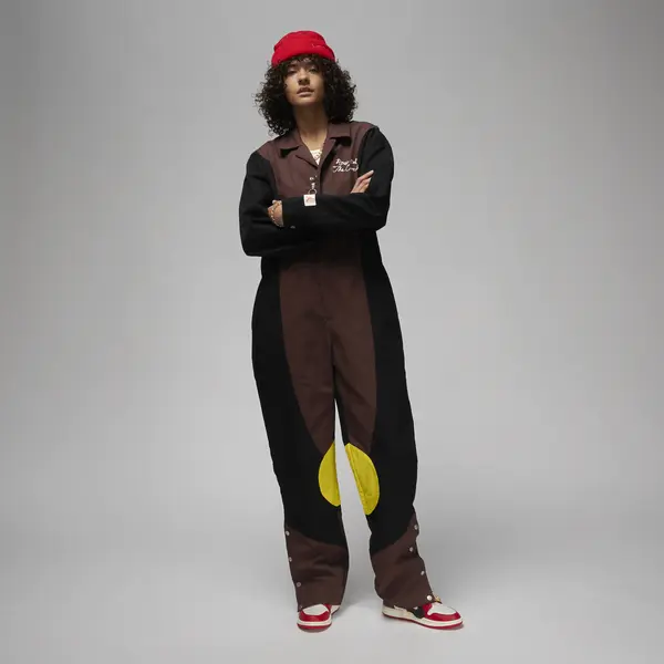 Jordan X Teyana Taylor Jumpsuit - Brown | Editorialist