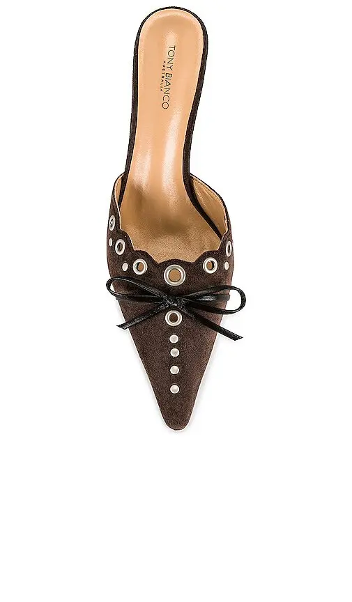 TONY BIANCO Shae Mule - Espresso Suede