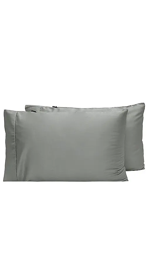 ETTITUDE Standard Signature Sateen Pillowcase Set - Sage