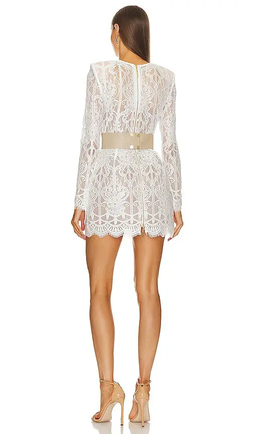 Bronx And Bronco Casey Lace Mini Dress In White - 6% Off | Editorialist