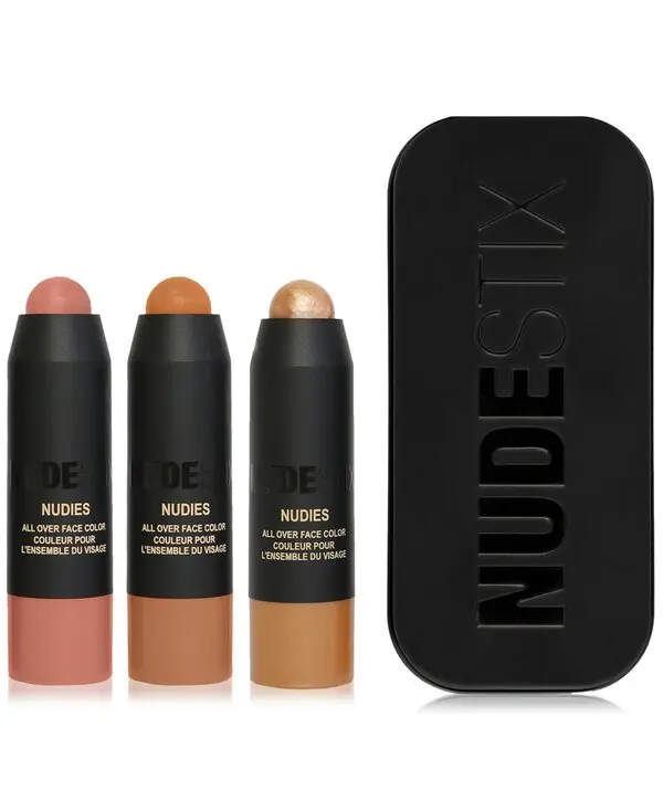 NUDESTIX 3-pc. Soft & Warm Nudes Mini Set - Nude Buff,terracotta Tan,bubbly Bebe