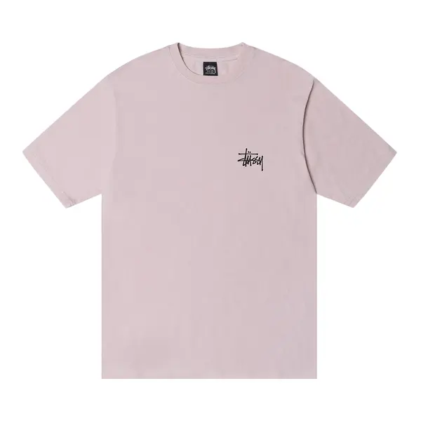 StÜssy Basic Pigment Dyed Tee - Pink