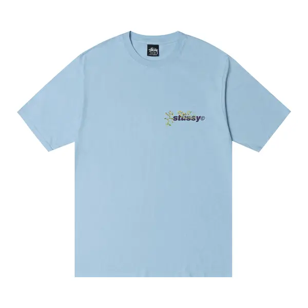 StÜssy Bokay Pigment Dyed Tee 'sky - Blue
