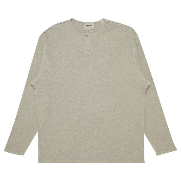 Fear Of God Thermal Henley Long-sleeve - Grey