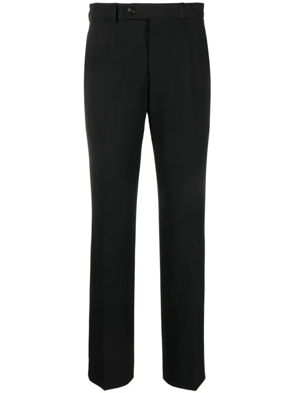 MAISON MARGIELA Straight-leg Tailored Trousers With Signature Numbers Motif