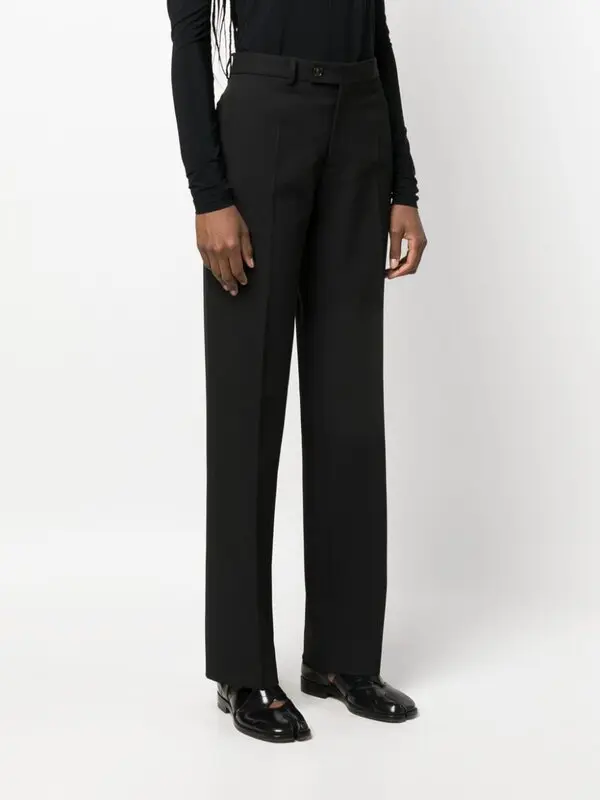 MAISON MARGIELA Straight-leg Tailored Trousers With Signature Numbers Motif