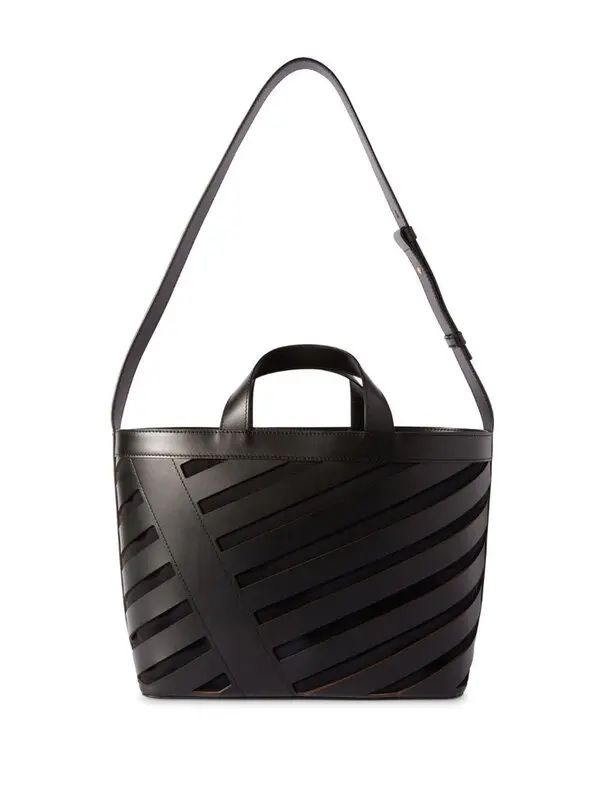 Off-White Small Cut-out Diag Tote Bag