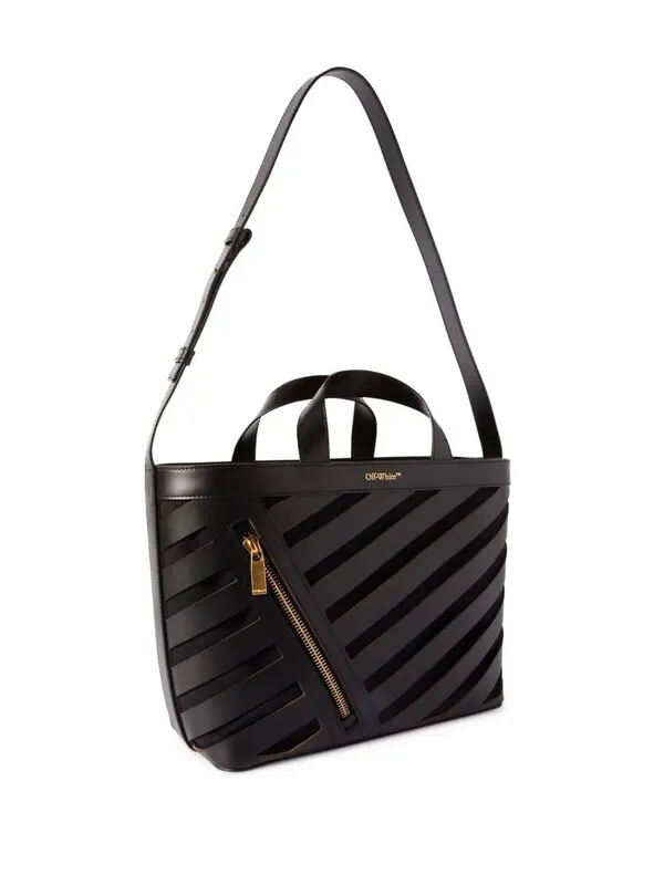 Off-White Small Cut-out Diag Tote Bag