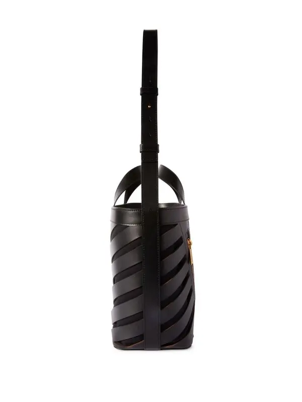Off-White Small Cut-out Diag Tote Bag
