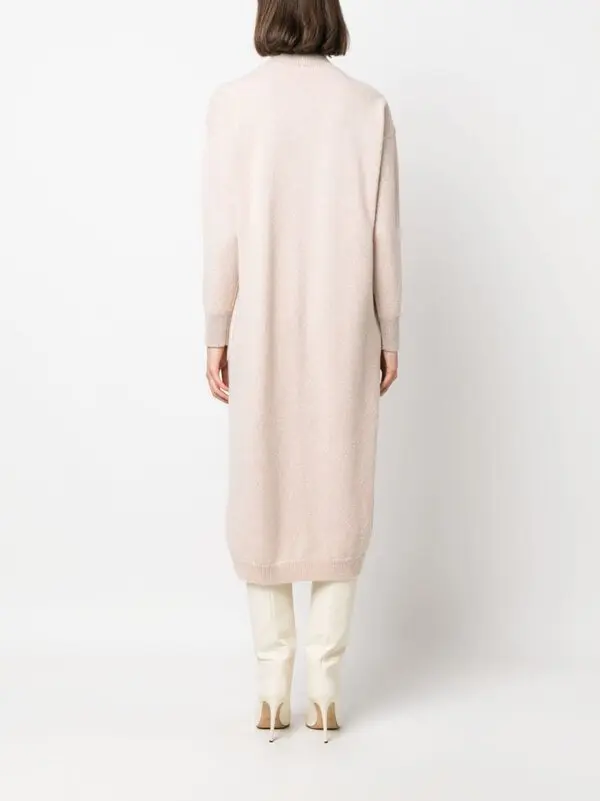 Peserico Felted Tricot Knit Midi Dress
