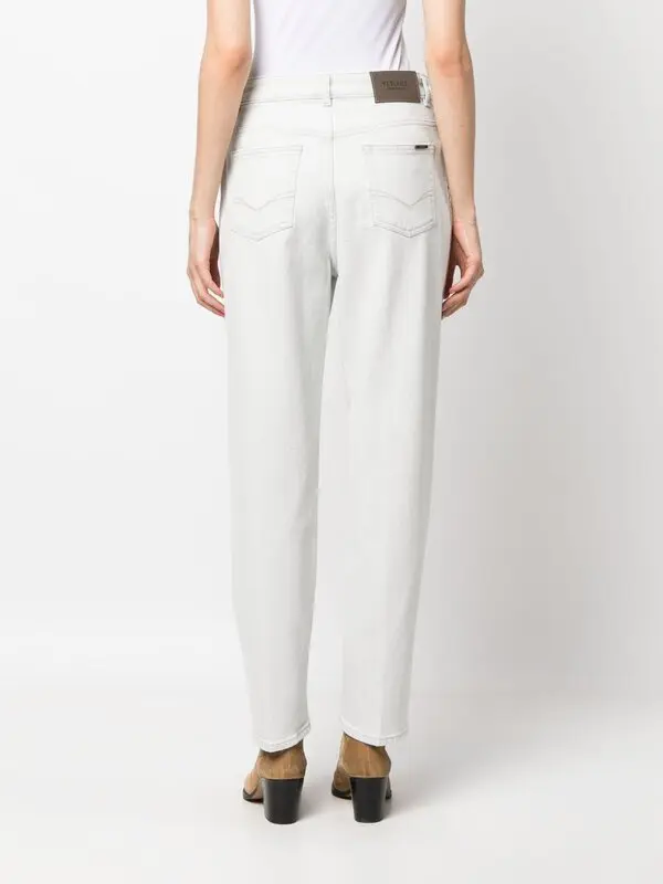 Peserico Light-wash Tapered-leg Jeans