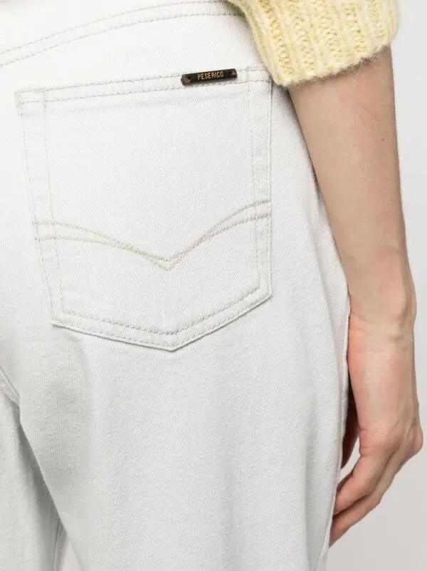Peserico Light-wash Tapered-leg Jeans