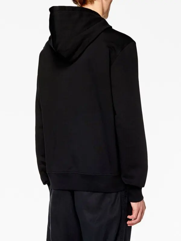 DIESEL® Logo Print Hoodie - Black