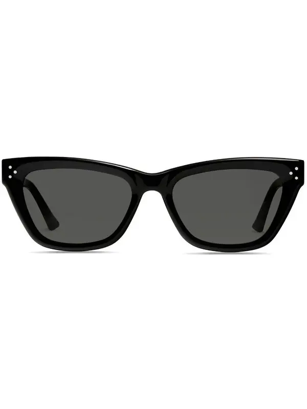 Gentle Monster Milo Cat-Eye Frame Sunglasses Black Editorialist