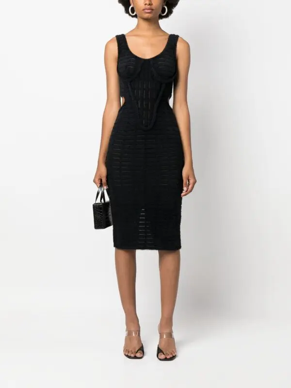 GENNY Cut-out Detail Bodycon Dress