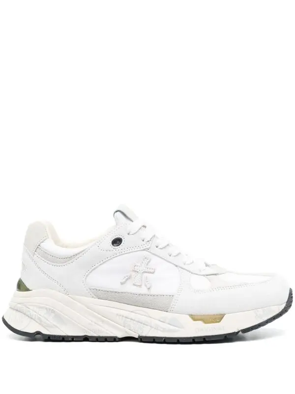 Premiata Mase Panelled Sneakers - Neutrals
